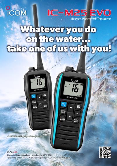 Experience Enhanced Performance with the New IC-M25 EVO Marine VHF ...
