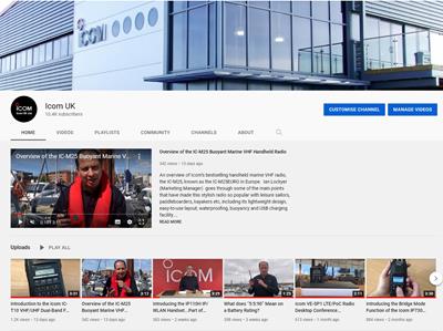 Have You Visited Icom UK’s YouTube Channel - News - Icom UK