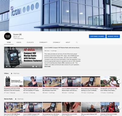 Have You Visited Icom UK’s YouTube Channel - News - Icom UK