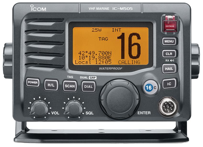 IC-M505 : Mounted VHF/DSC Marine Radio - Icom UK